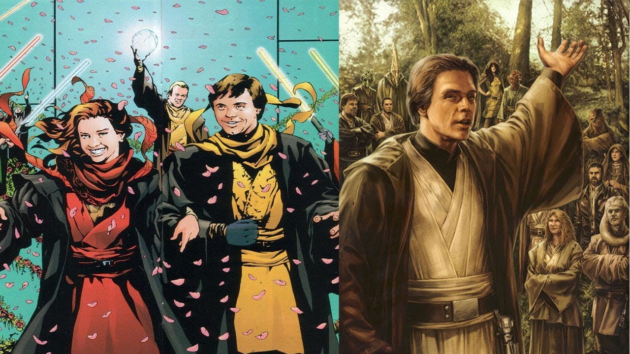 How Luke Skywalker Led his new Jedi Order [ Legends ] - YouTube