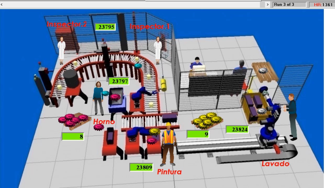 Simulación con ProModel - YouTube