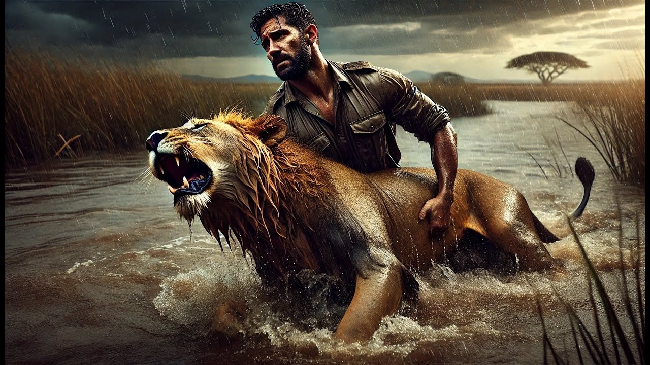 A Lion’s Last Breath One Man’s Desperate Attempt - YouTube