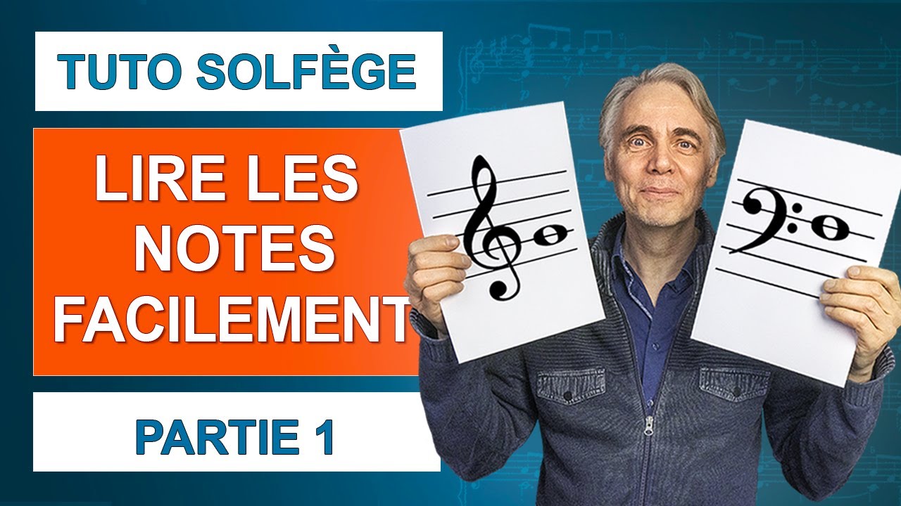 Apprendre à lire les notes facilement - partie 1 - YouTube