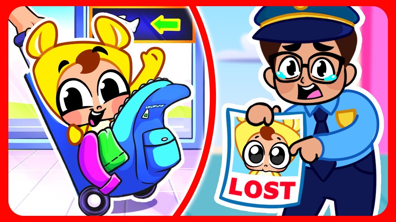 Baby Got Lost in the Airport | Songs for Children | Nursery Rhymes ...