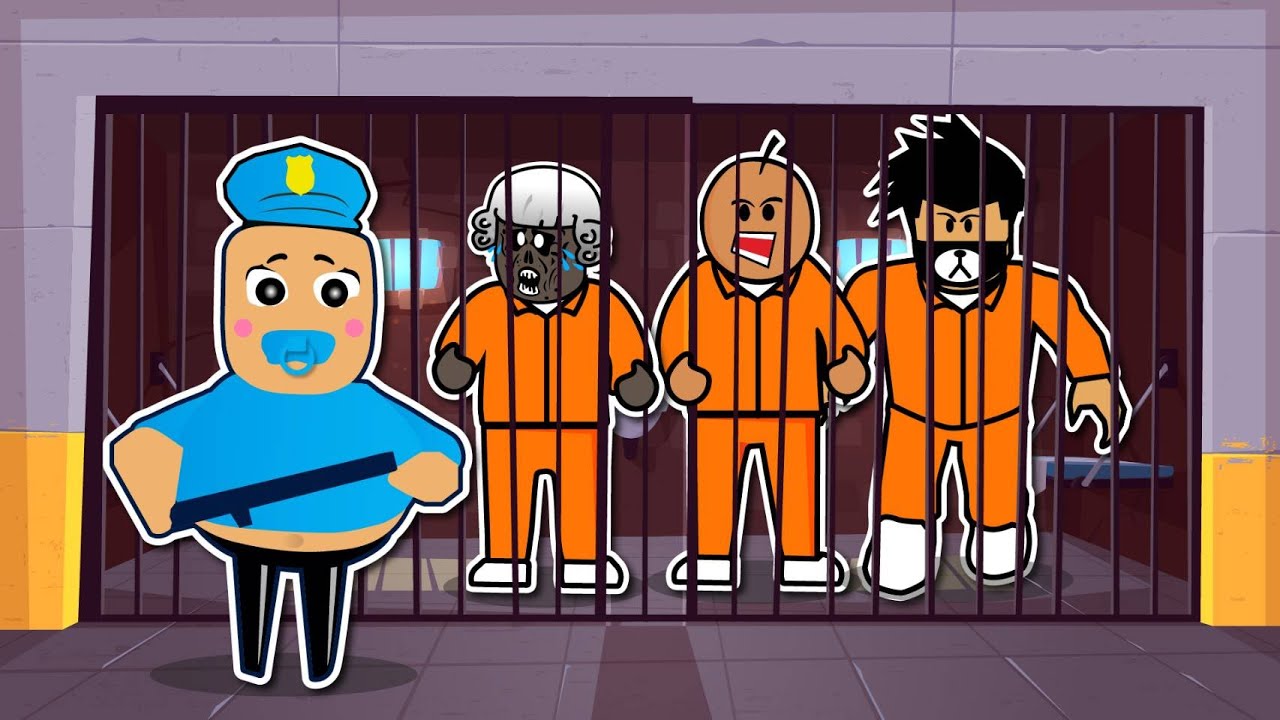 ลูกตำรวจ BARRY ขังคุกพวกเรา 👮 - YouTube