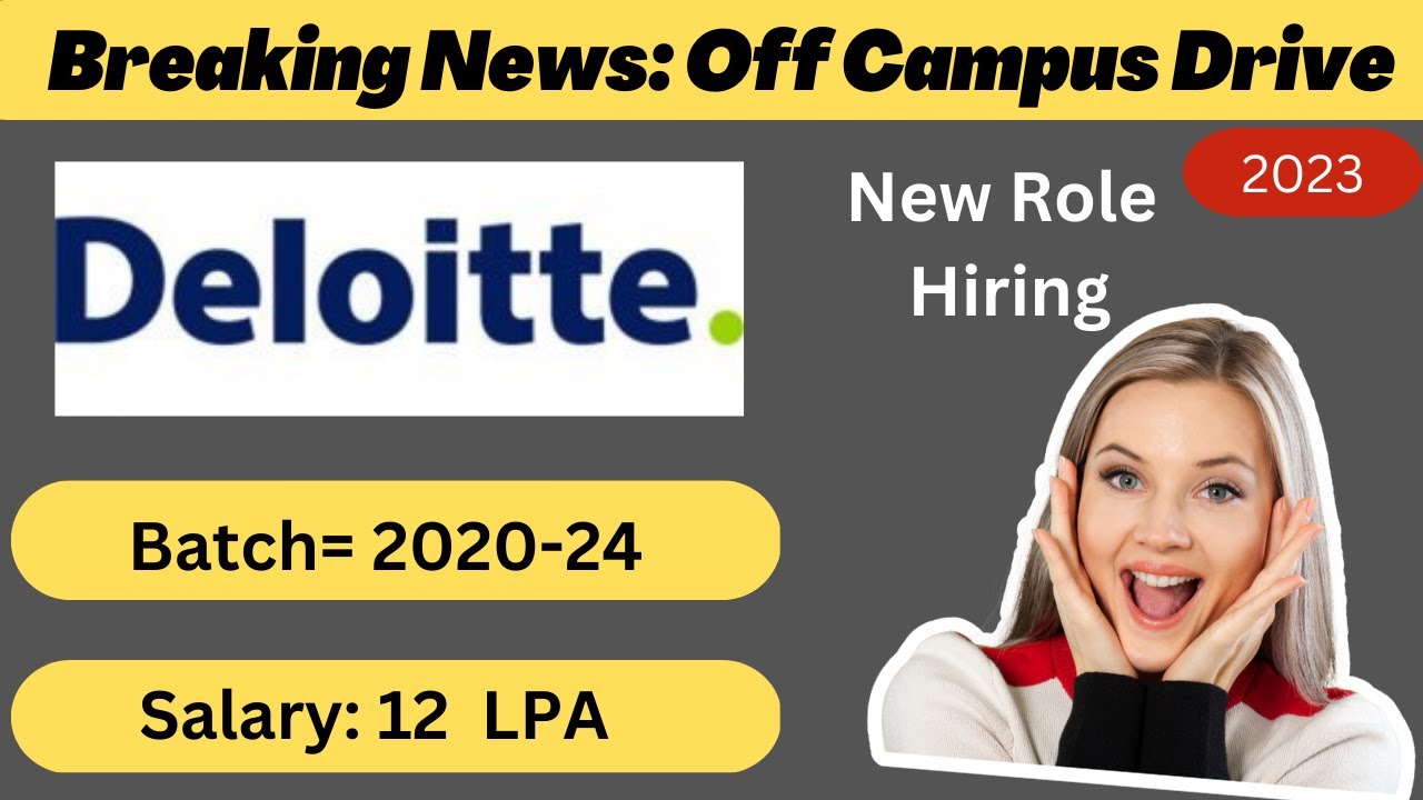 Deloitte Off Campus direct hiring 2023 | Software Engineer | Latest ...