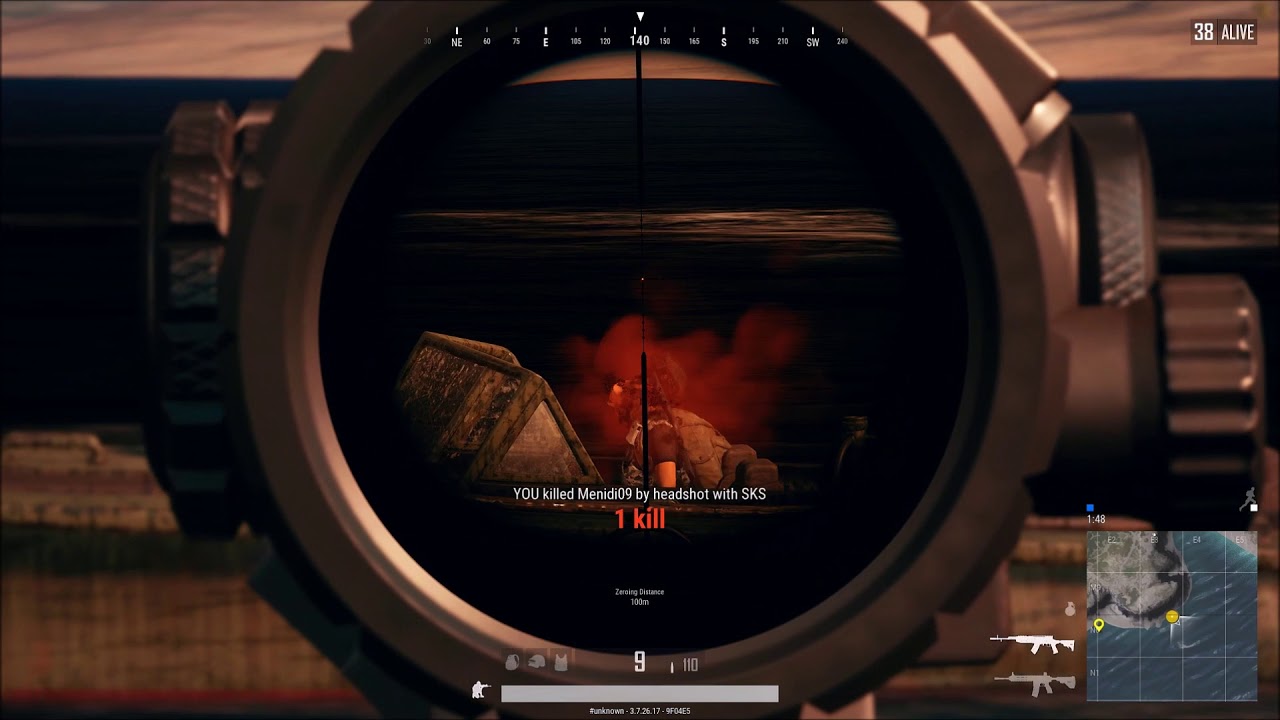 PUBG 8 x scope up close is comical - YouTube