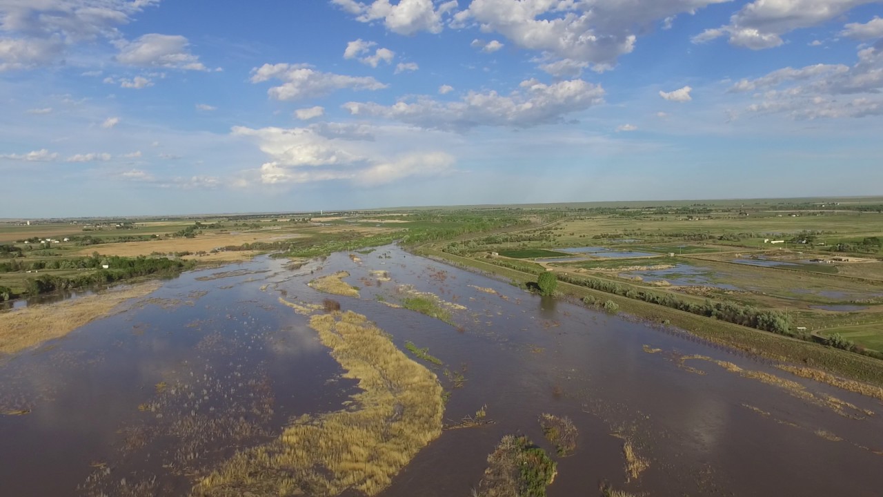 Arkansas River flood at Las Animas - YouTube