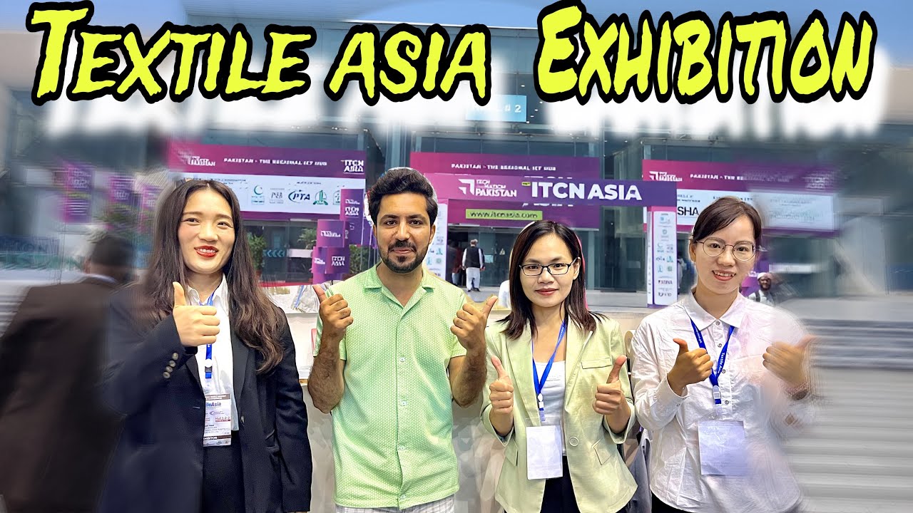 A visit to International Textile Exhibition | Apna business reveal kr dia..! - YouTube
