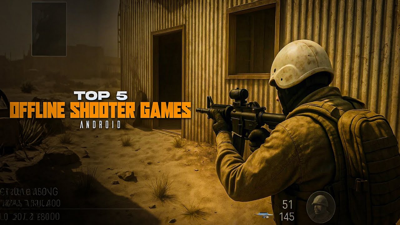 Top 5 Offline Shooter Games on Android!(Free download) - YouTube