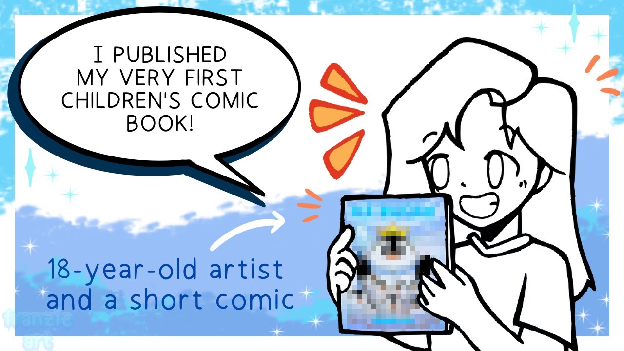 Self-Published My Very First Comic Book at 18 Years Old!! SECRET ART ...