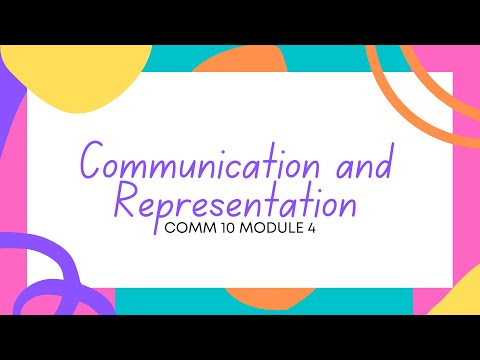 Communication and Representation - YouTube