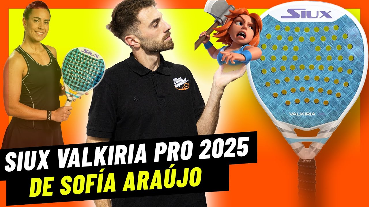 Review SIUX Valkiria PRO 2025 - La pala de pádel de Sofía Araújo - YouTube
