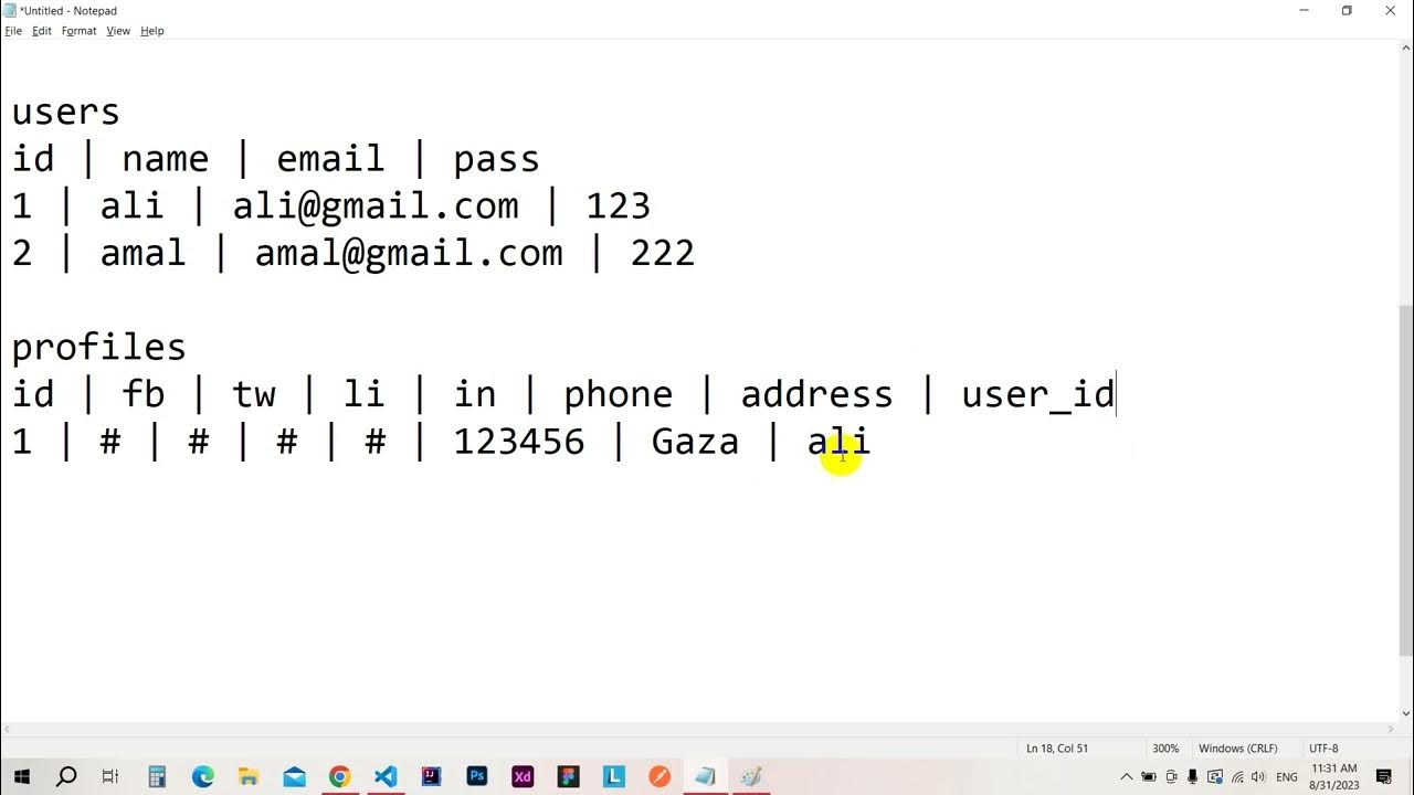 Lec15 - Database - Relationship Part 1 - YouTube