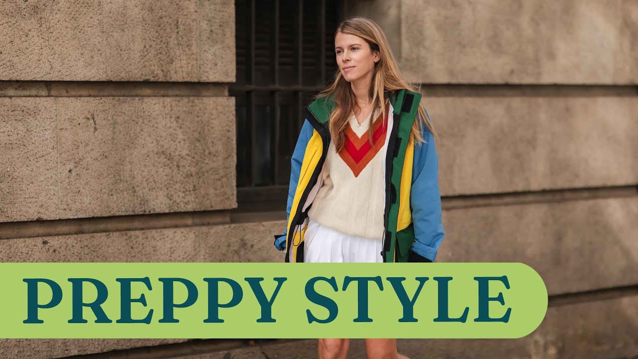 Preppy Style: So tragt ihr den angesagten College-Look - YouTube