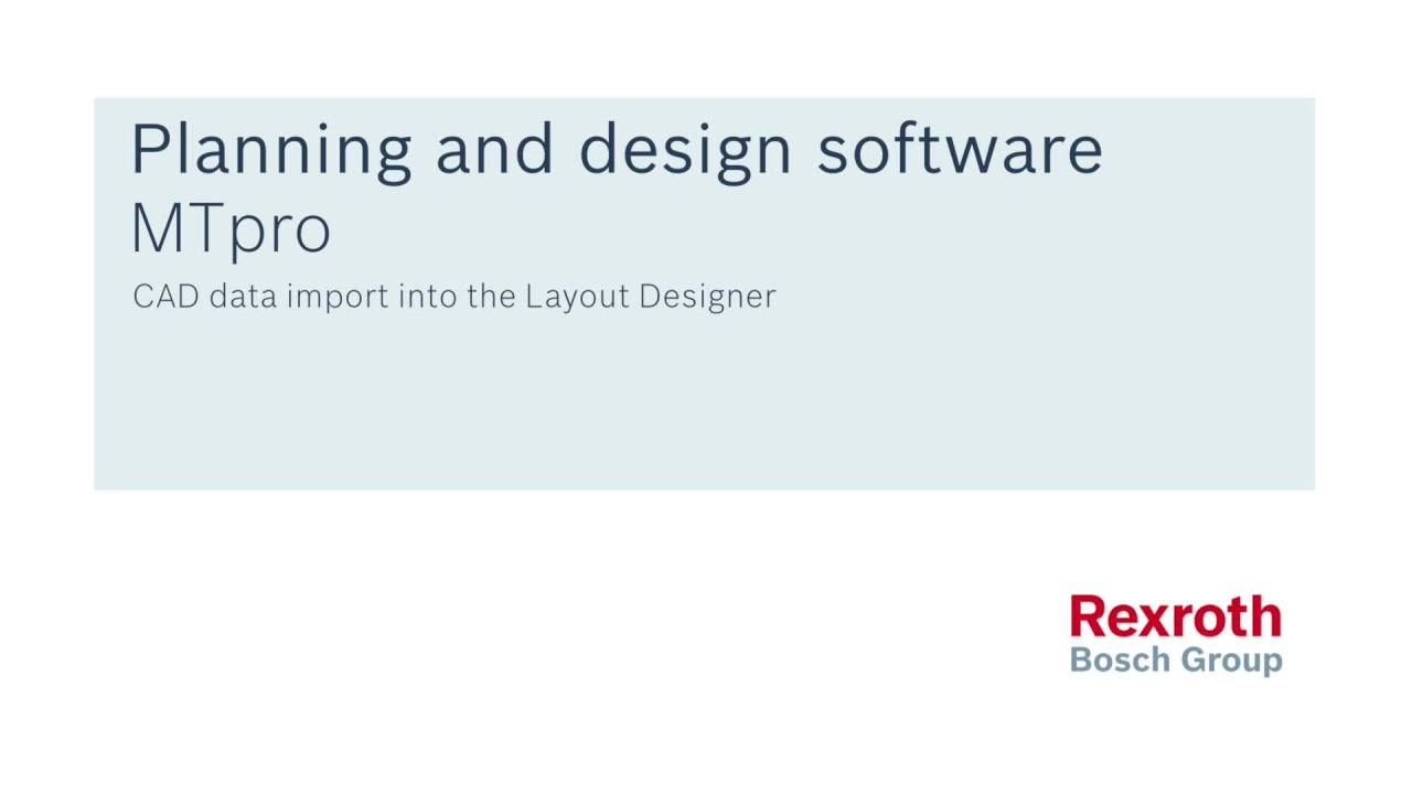 [EN] MTpro HowTo - CAD import to Layout Designer - YouTube