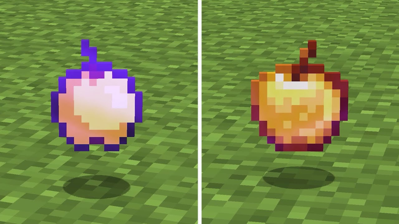 old vs new items textures - YouTube