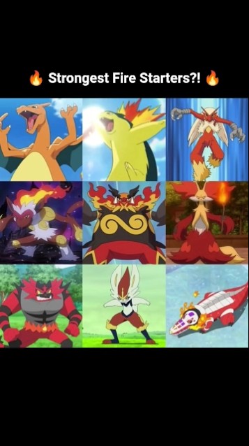 Best Fire Starter Final Evolutions 🔥🔥 | Who’s the Strongest? 🔥 # ...
