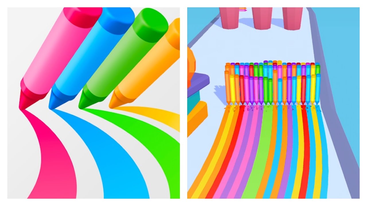 Pencil Rush 3D - Android Ios Gameplay, Mobile Gameplay (Levels 12-16 ...