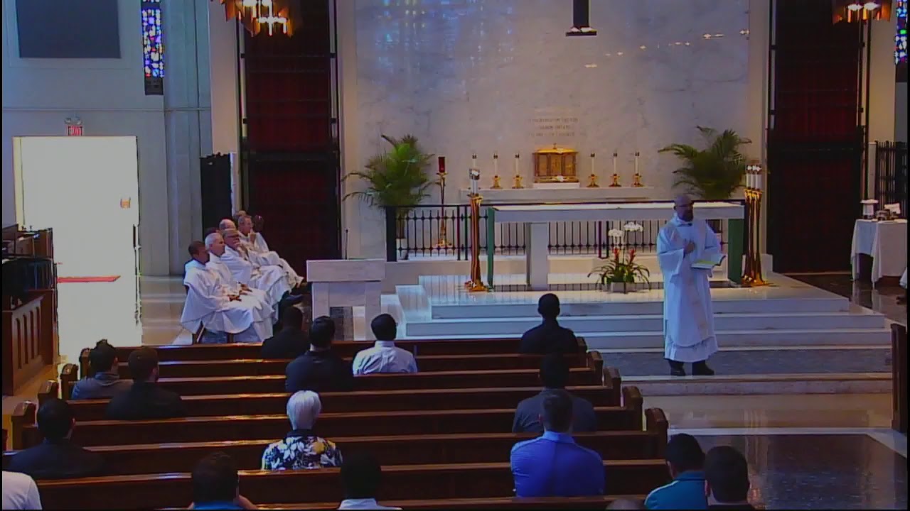 Deacon David Hodil Homily - YouTube