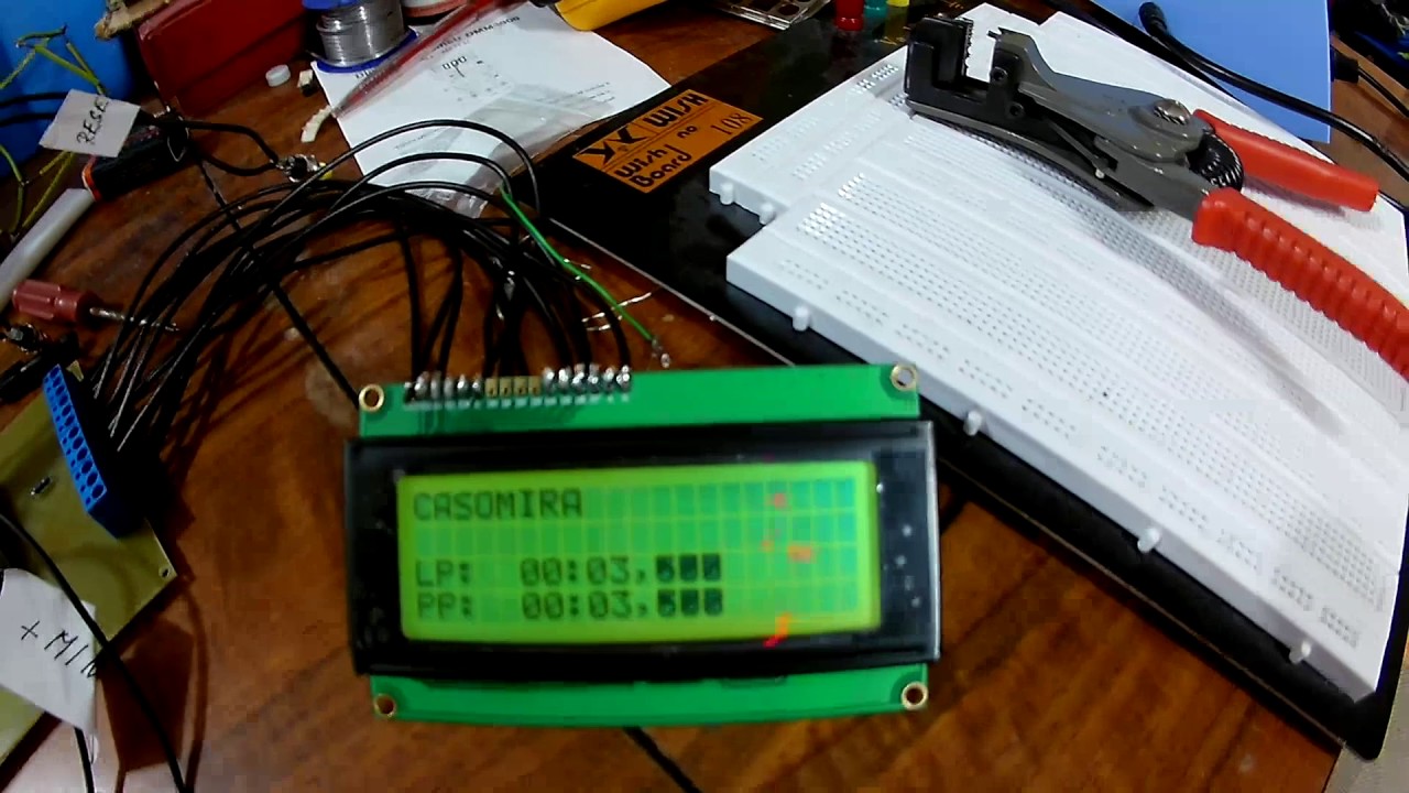 Časomíra Pro Požární Sport S Atmega16 Stopwatch With Atmega16 Dps Youtube