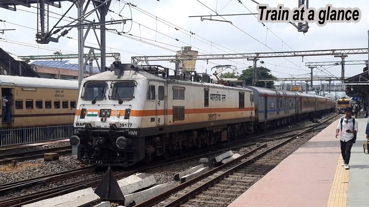Indian Railway slow trains in a row at Dumdum Jn. - YouTube
