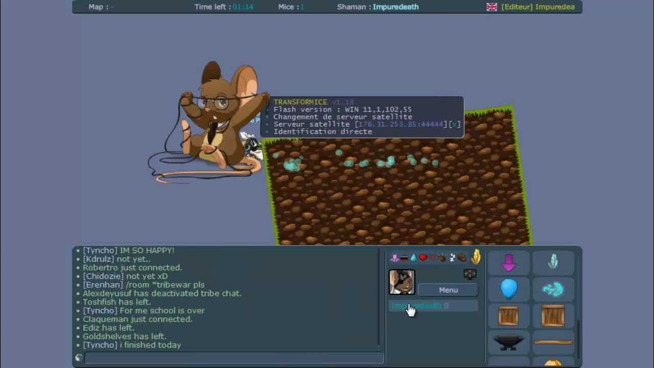 Transformice: Map Editor Tutorial - Part 13(Object disapear, Button, Bubble generator) - YouTube
