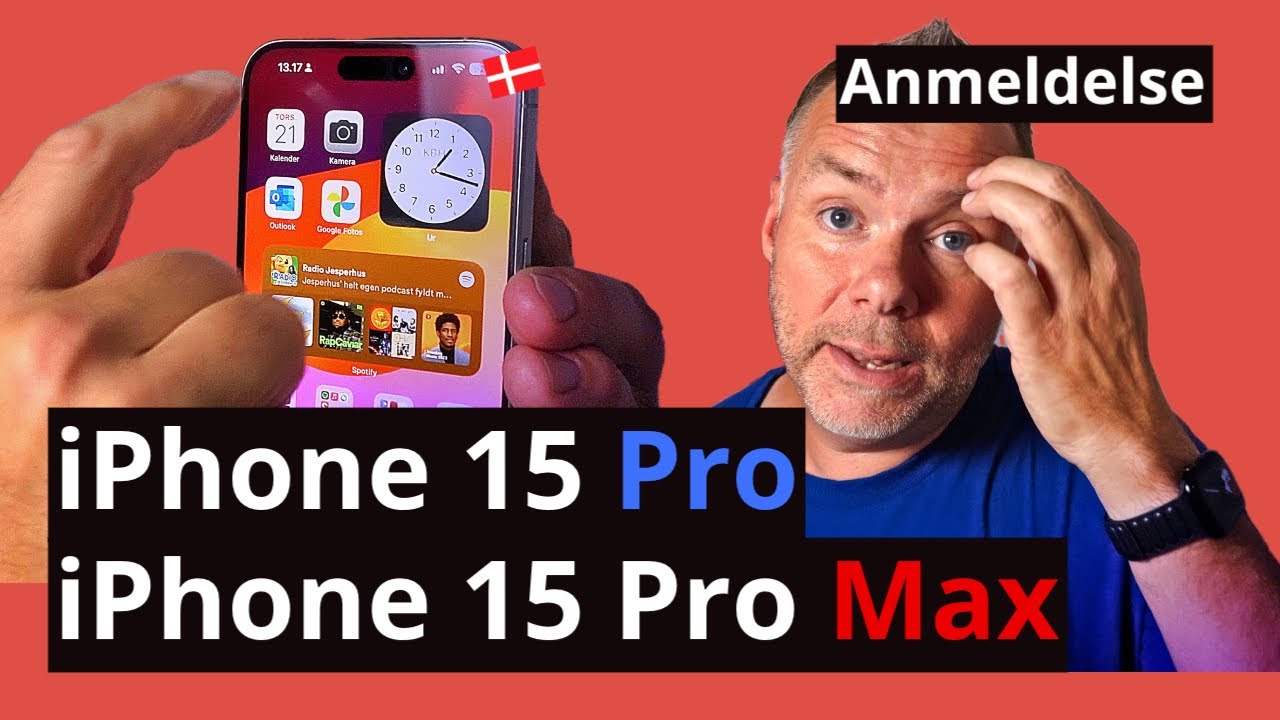 Så VILD er iPhone 15 Pro og iPhone 15 Pro Max 🔥 ANMELDELSE på dansk ...