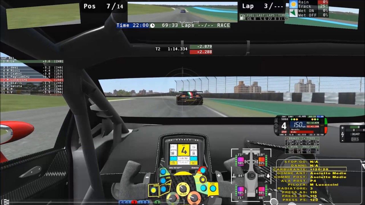 Rfactor 2 Campionato GT3 SIMTEK -2 - YouTube