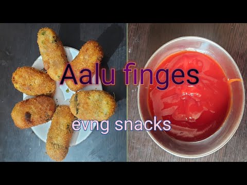Aalu fingers evng snacks recipe - YouTube