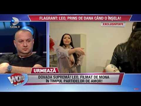 WOWBIZ - Dana  l-a prins pe Leo in pat cu alta femeie! Imaginile au dezlantuit URGIA, partea a II-a