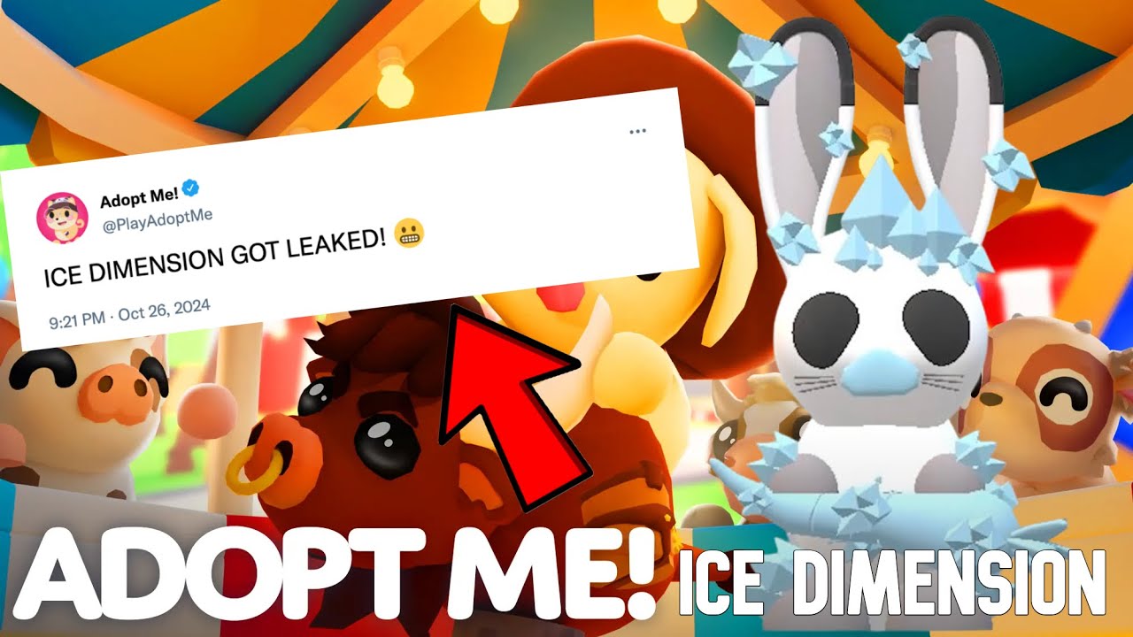 😱ADOPT ME new ICE DIMENSION LEAKED! ️ALL NEW INFO - YouTube