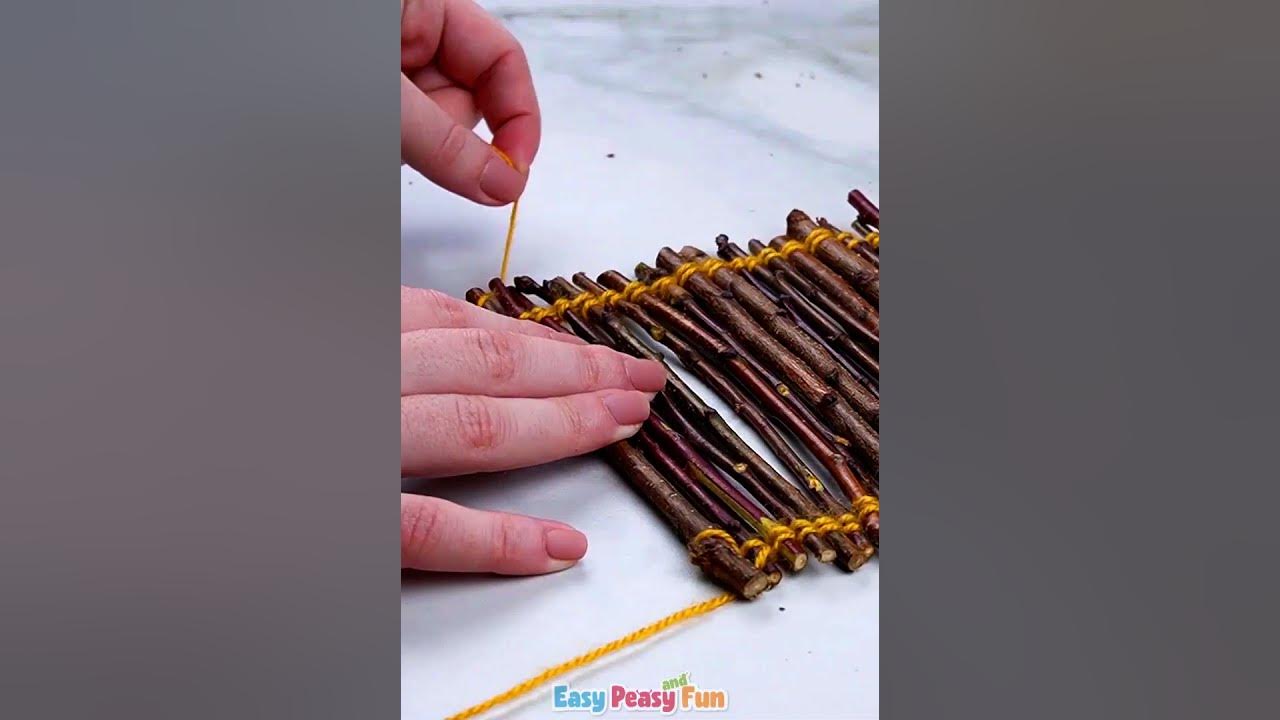 How to Make a Twig Boat - YouTube