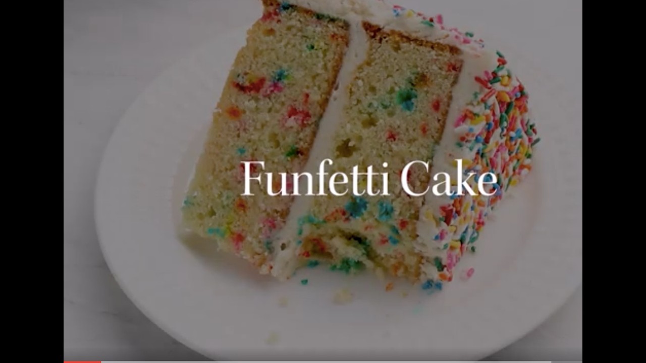 How to Make Confetti Cake - Funfetti Cake From Scratch - YouTube