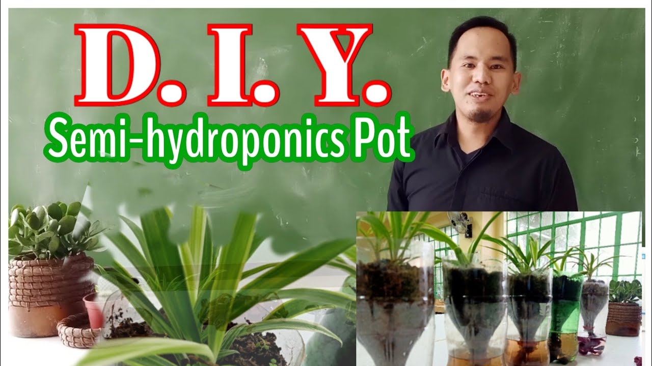 How to build a DIY Semi-hydroponics Pot - YouTube