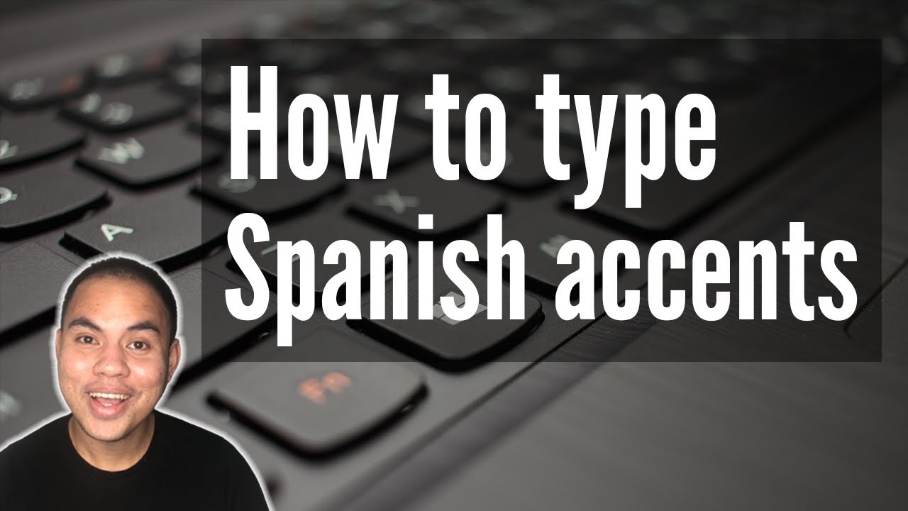 How to type Spanish accents - YouTube