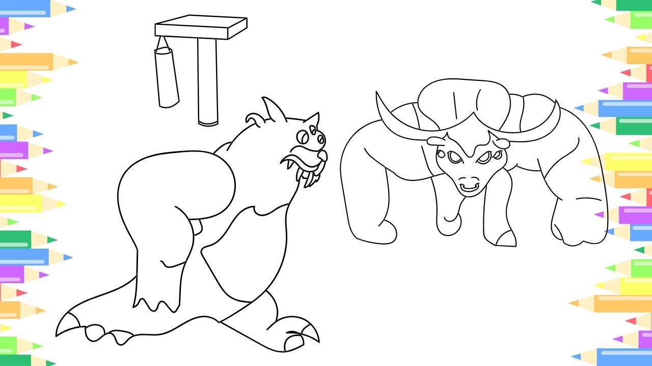 DOOM DOOM Boss Fight / Garten Of Banban New Coloring Pages / Syn Cole ...