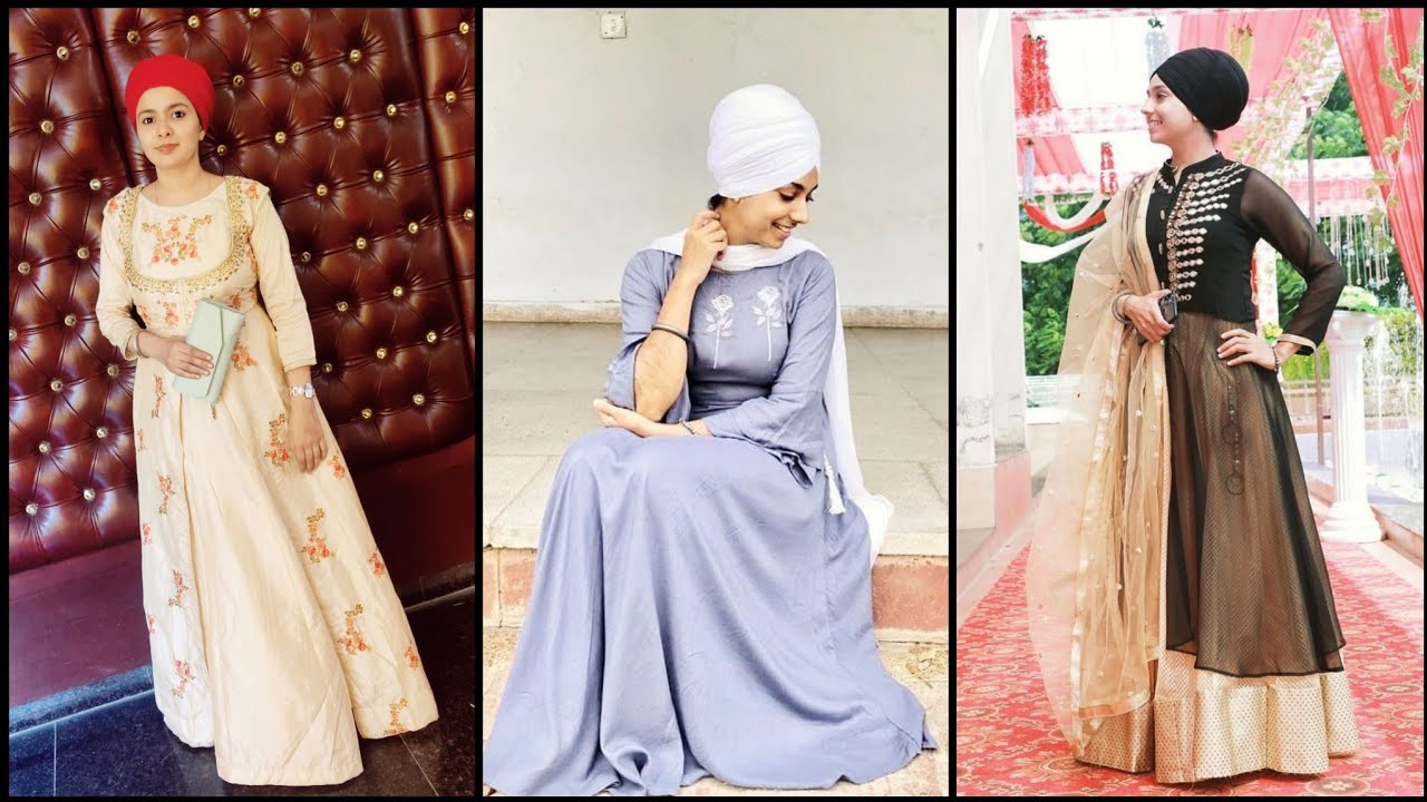 Dumala Sahib With Punjabi Suit || 2021-2022 || Gursikh Girls Fashion ...