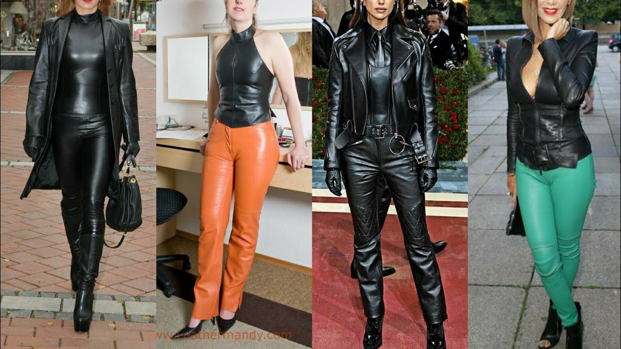 Stunning leather fashion for stylish women & girls #leather # ...