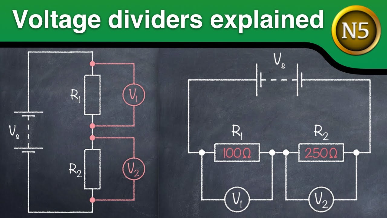 Voltage dividers theory (National 5 Physics) - YouTube