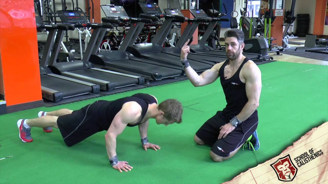 Beginners Calisthenics: Push Up Plus - Best type of Push Up - YouTube