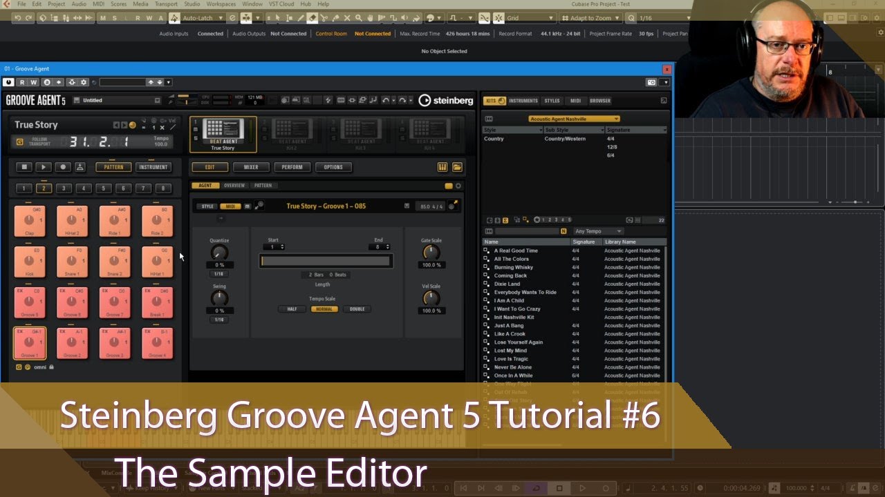 Steinberg Groove Agent 5 Tutorial Ep #6 - The Sample Editor - YouTube