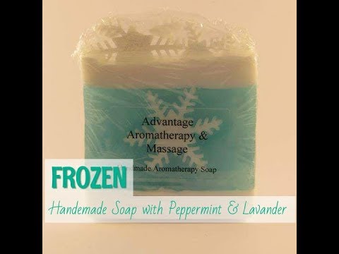 "Frozen" soap by Advantage Aromatherapy - YouTube
