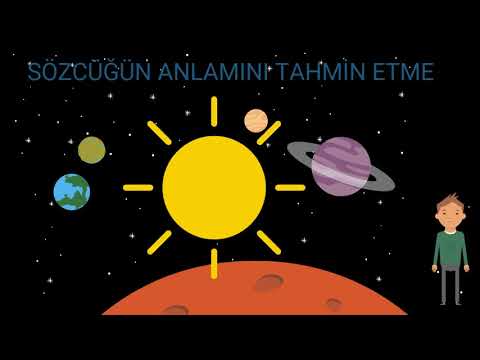 SÖZCÜĞÜN ANLAMINI TAHMİN ETME