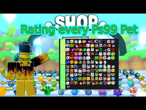 Ranking ALL PET in PS99 - YouTube