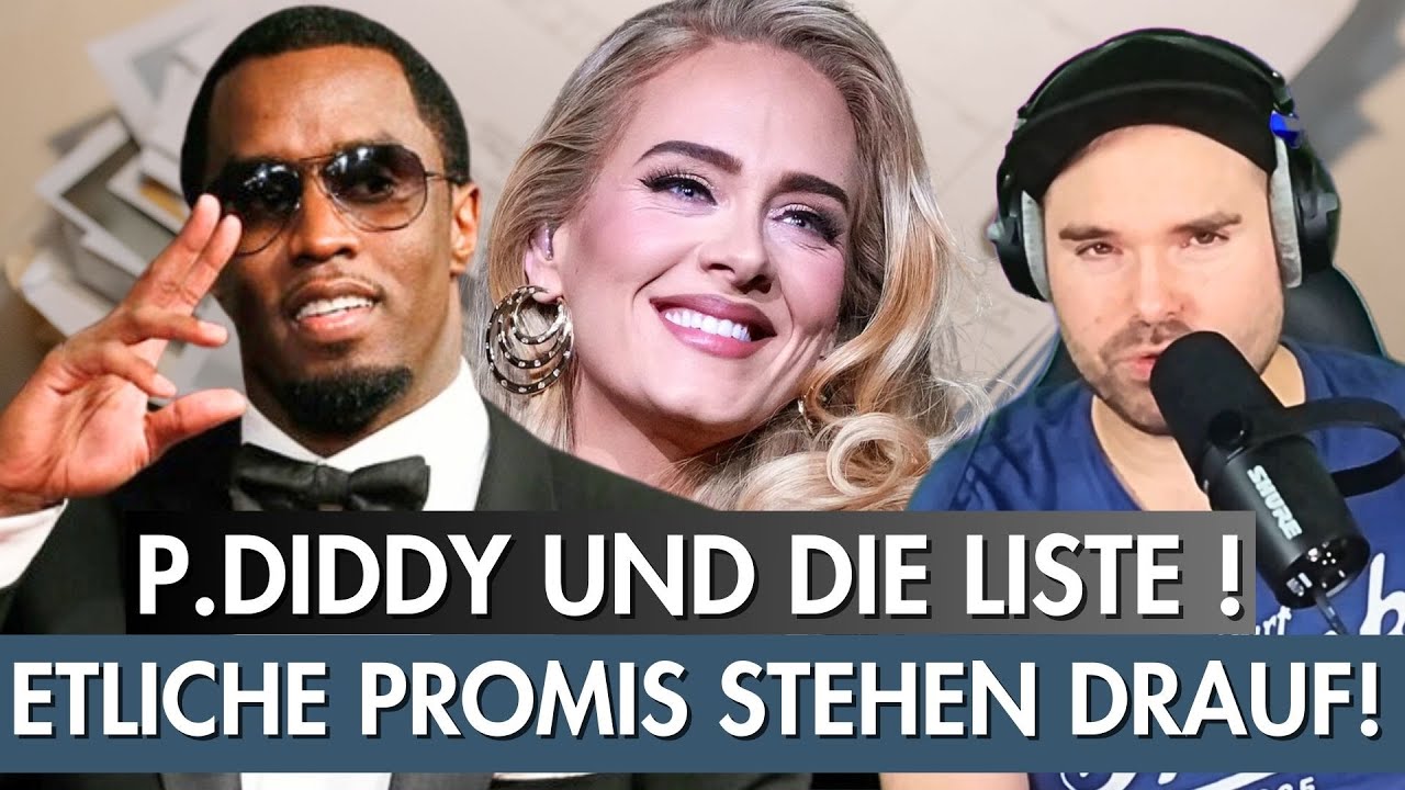 Der P.Diddy Fall. Etliche Promis stehen auf der geheimen Liste! (Adele ...