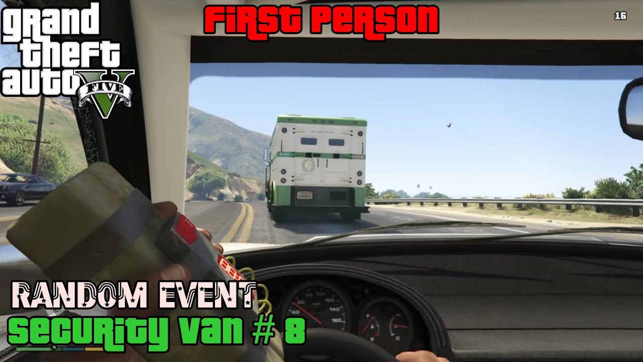 GTA 5 ★ Random Event # 19 ★ Security Van # 8 [Location Guide] - YouTube
