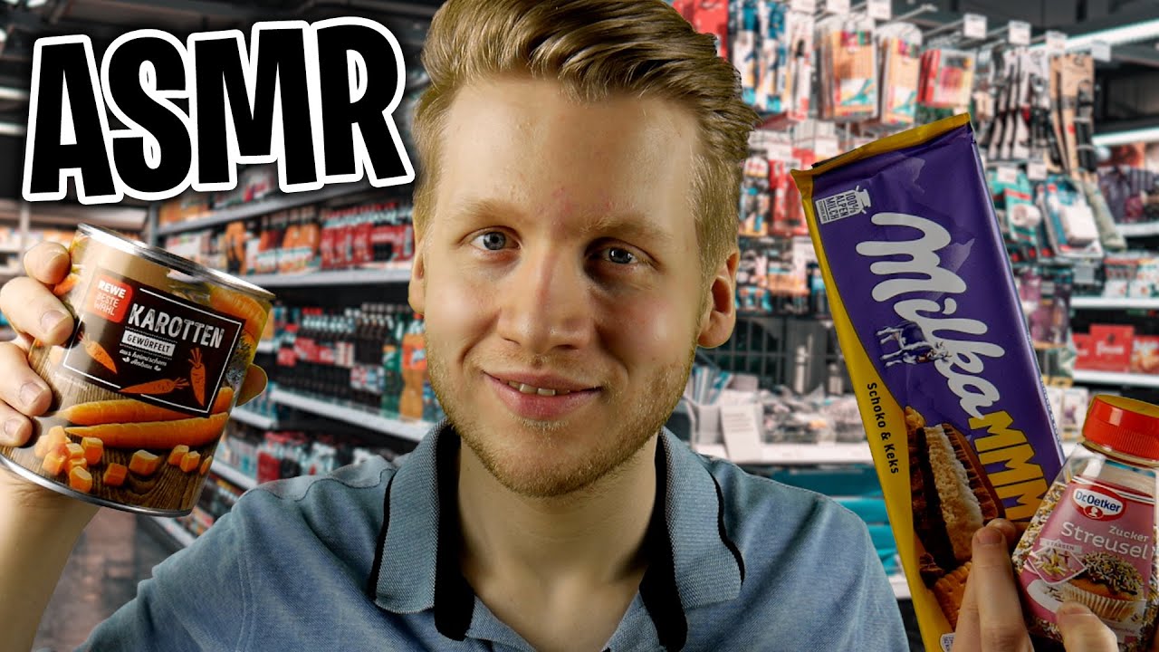 ASMR | Supermarkt-Kassierer kontrolliert deinen Einkauf im Geschäft (Roleplay) - YouTube