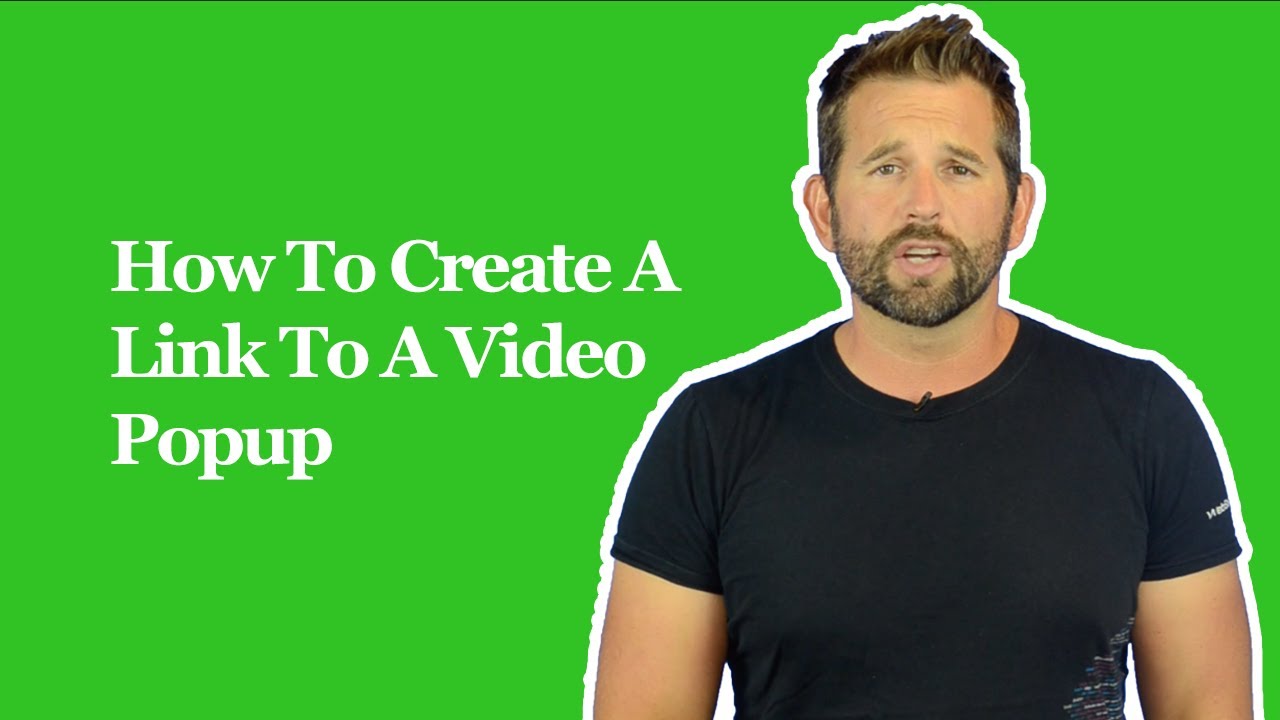 How To Create A Link To A Video Popup YouTube How To Create A Link To A Video Popup YouTube