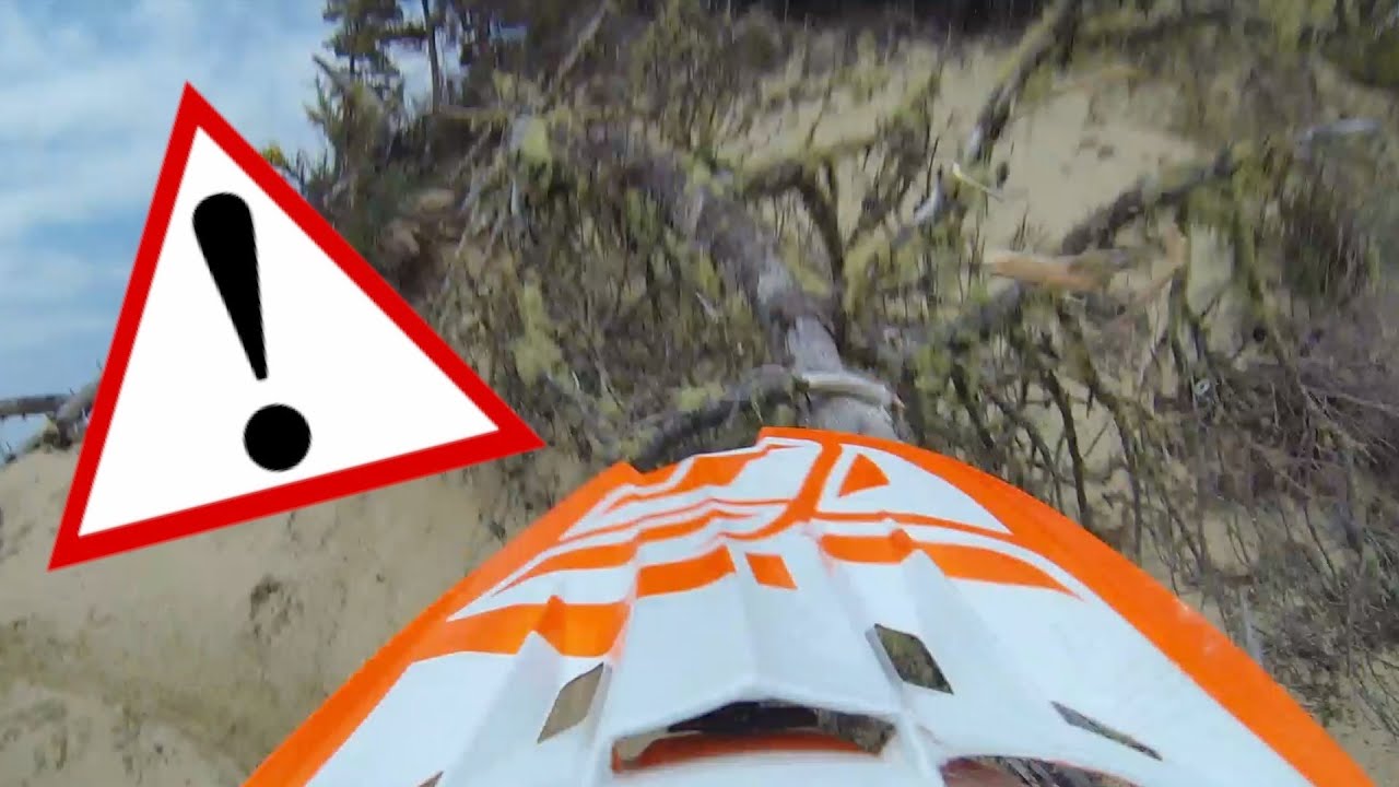 This is why you should wear a helmet! / Hit in the head by a branch ...