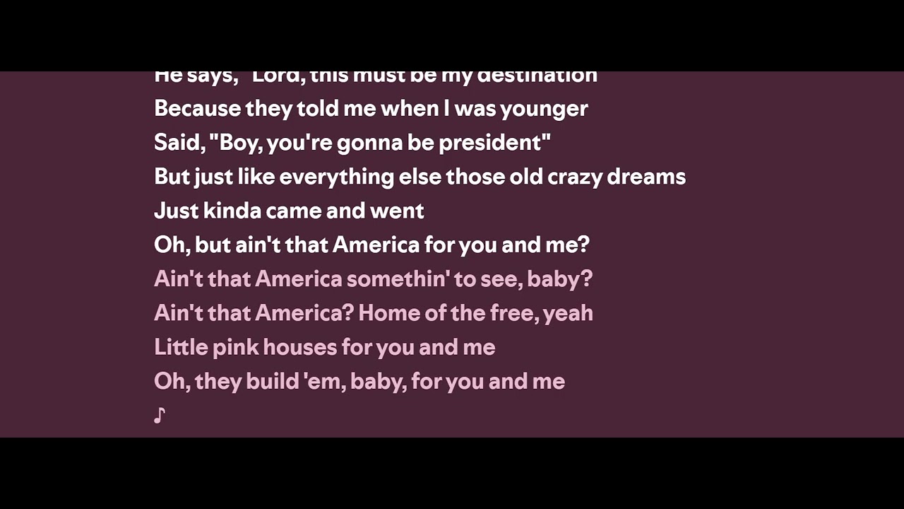 John Cougar Pink Houses lyrics - YouTube