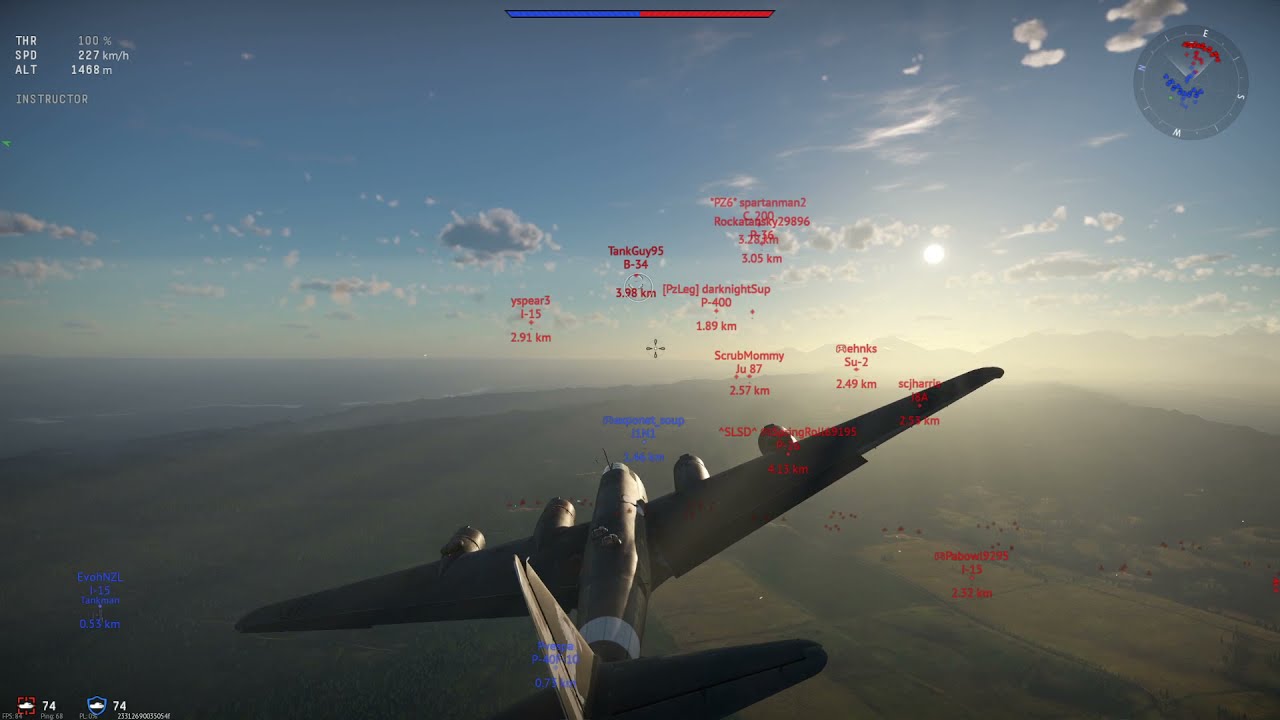 A plane with a 102 mm tank cannon! War Thunder - YouTube