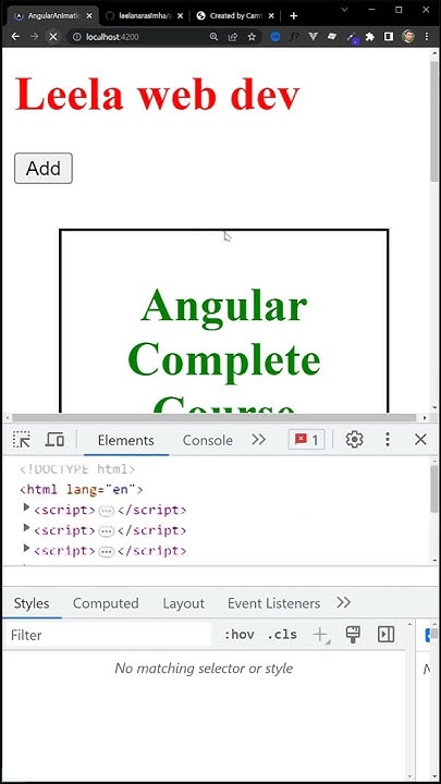 Apply Component Specific Styles In Angular Application Angular